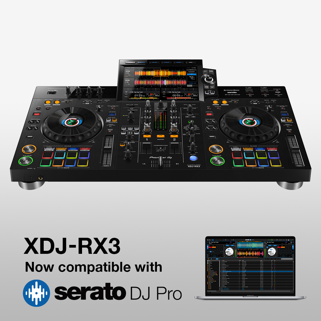 Pioneer XDJ-RX3 ya es compatible con Serato DJ Pro | Hispasonic